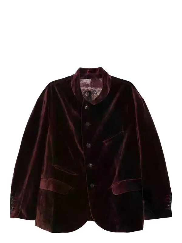 ZIGGY CHEN Cotton Blazer - Red