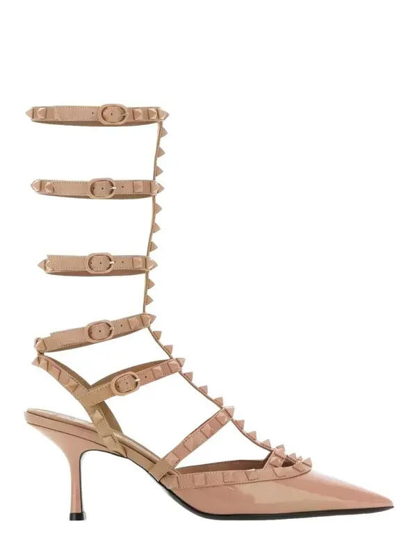 Valentino Garavani 70mm Rockstud Pumps - Neutrals