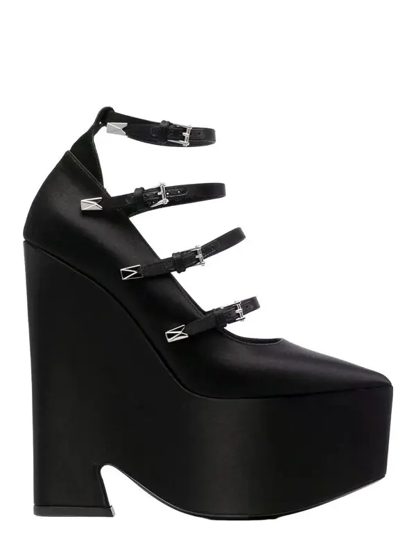 Versace Tempest 170mm Platform Pumps - Black