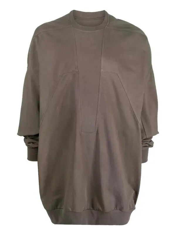 Rick Owens Splintered Peter Organic Cotton Jumper - Brown