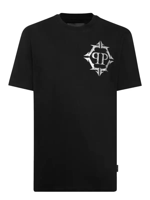 Philipp Plein Ss Chrome T-shirt - Black