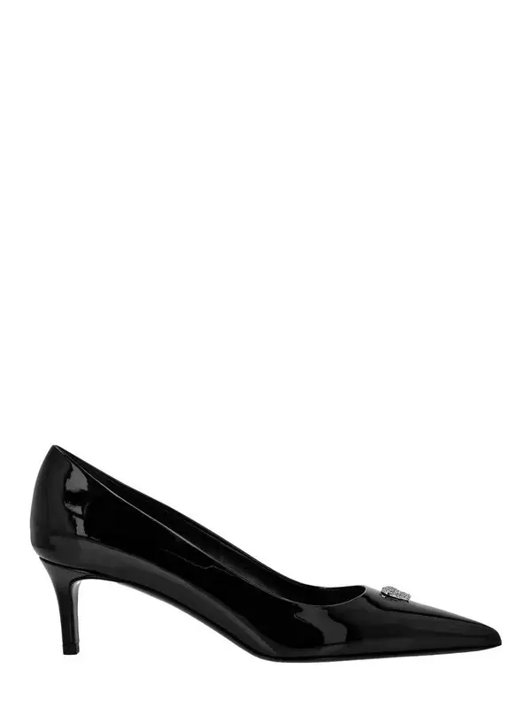 Philipp Plein 55mm Skull-appliqué Pumps - Black
