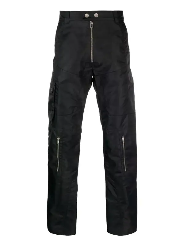 GMBH Panelled Biker Trousers - Black