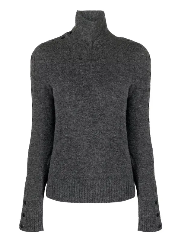 Isabel Marant Étoile Malo Convertible Knitted Jumper - Grey