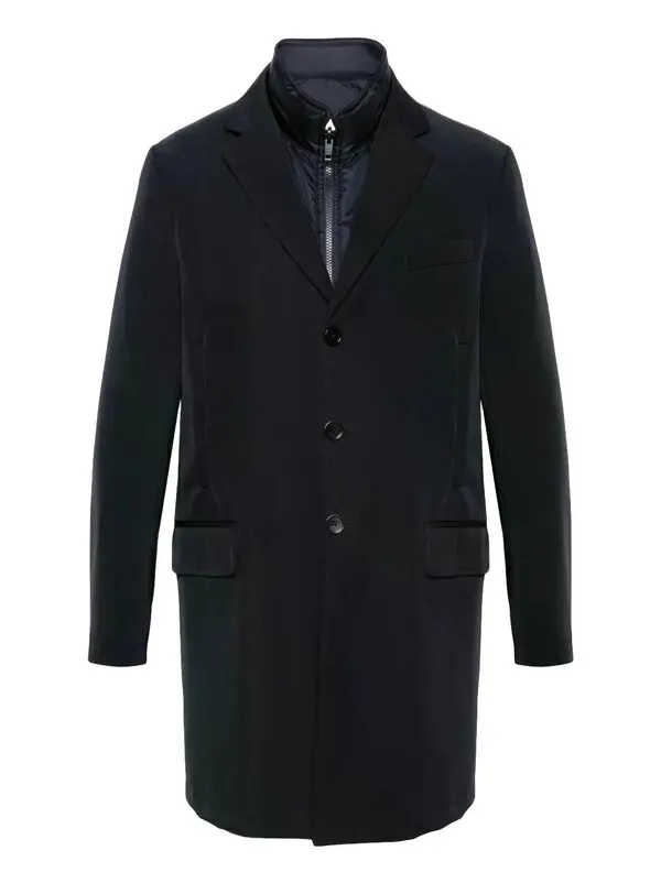 FAY Layered Coat - Blue