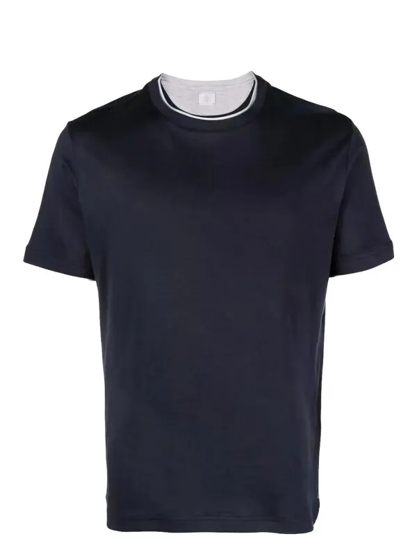 Eleventy Crew-neck T-shirt - Blue