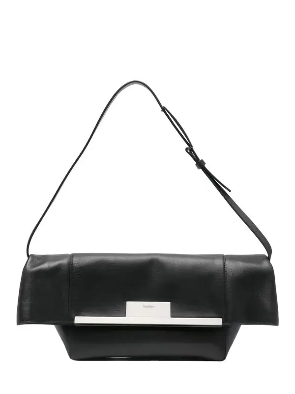 Max Mara Clasp Clutch - Black