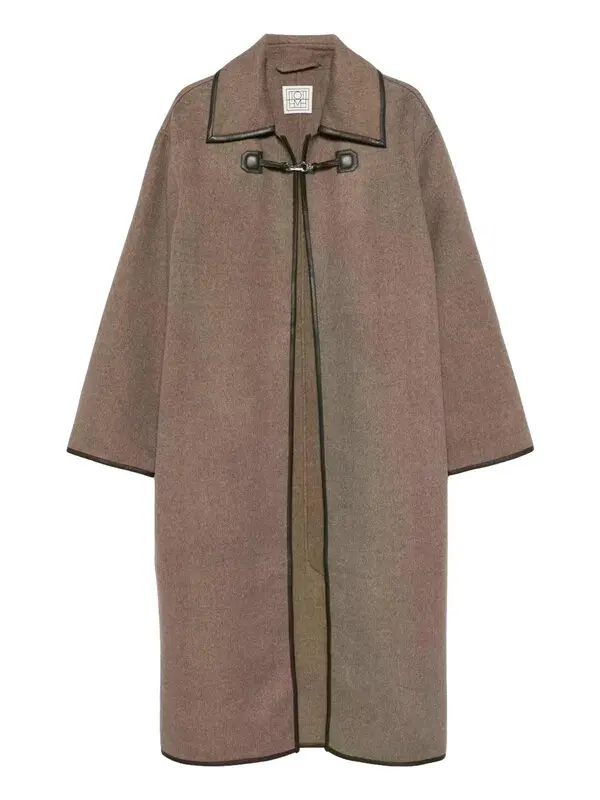TOTEME Mélange-effect Coat - Neutrals