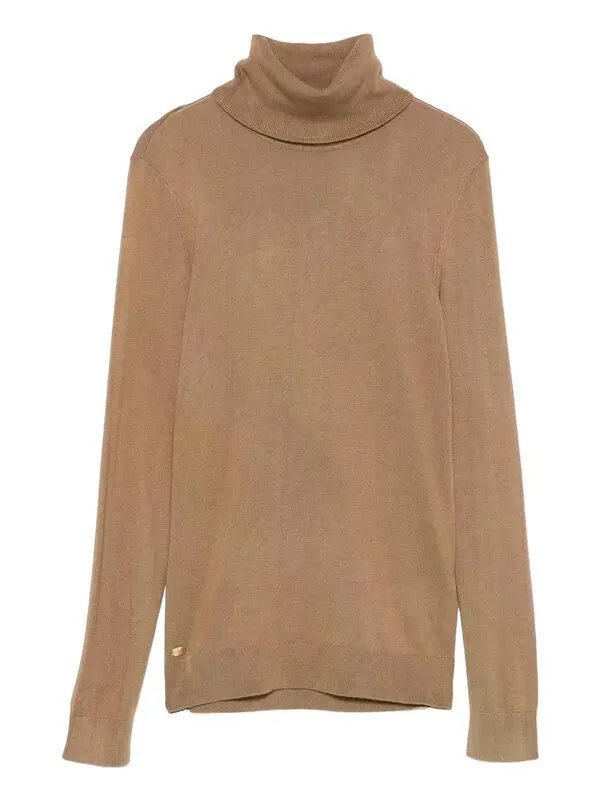 Ralph Lauren Fine-knit Roll Neck Sweater - Brown