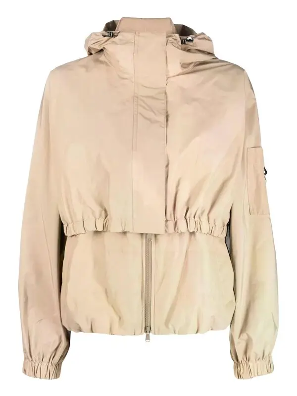Brunello Cucinelli Layered Hooded Jacket - Neutrals