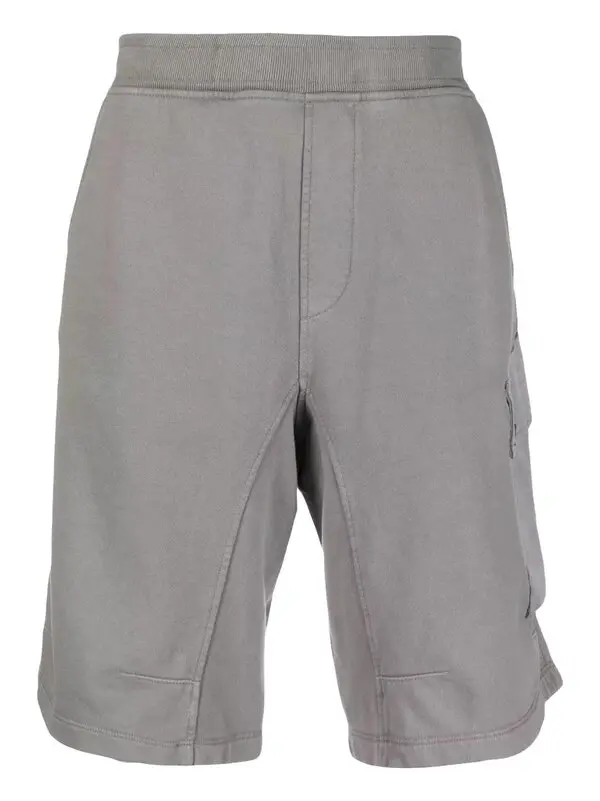 TEN C Side Flap-pocket Detail Shorts - Grey