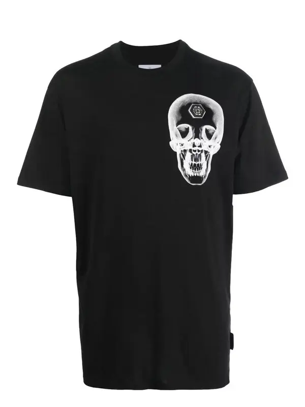 Philipp Plein Skull-print Short-sleeve T-shirt - Black