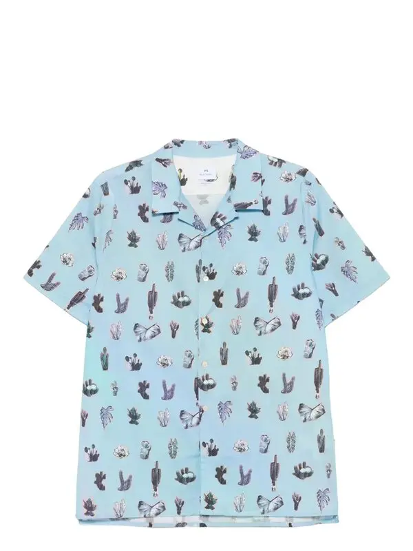 Paul Smith Cotton Shirt - Blue