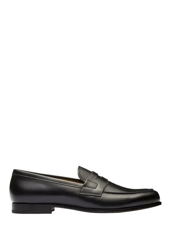 Church's Heswall 2 Penny Leather Loafers - Black