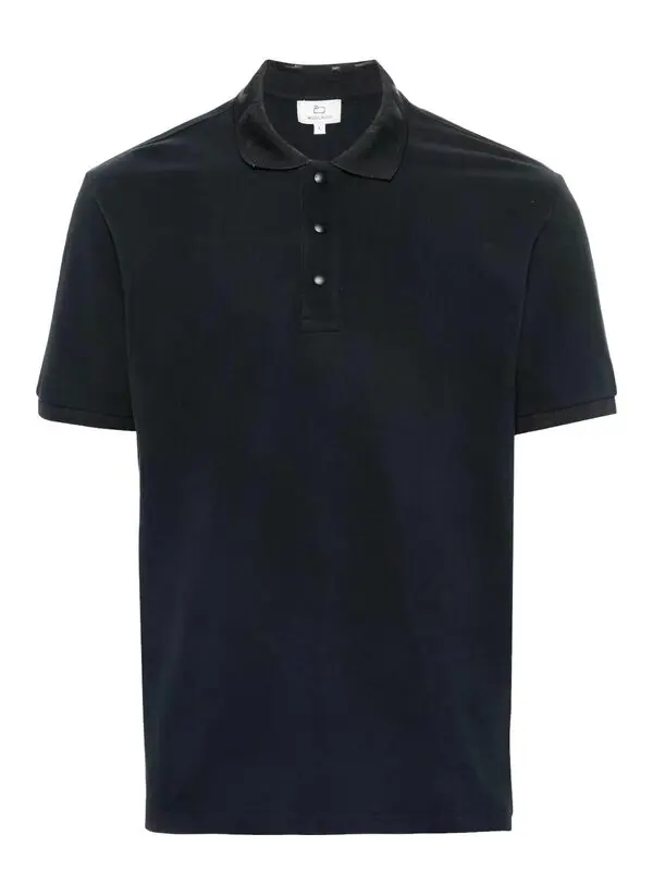 Woolrich Logo-print Cotton Polo Shirt - Blue