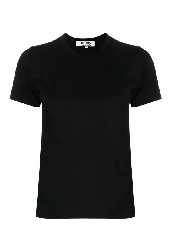 Play Comme Des Garcon X The Artist Invader Cotton T-shirt - Black