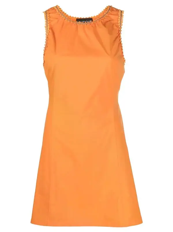 Moschino Sleeveless Mini Dress - Orange