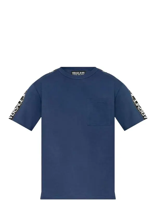 Versace Logo-print T-shirt - Blue
