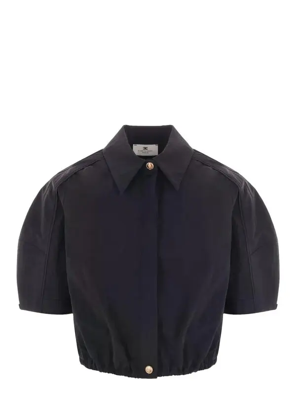 Elisabetta Franchi Puff-sleeve Shirt - Black
