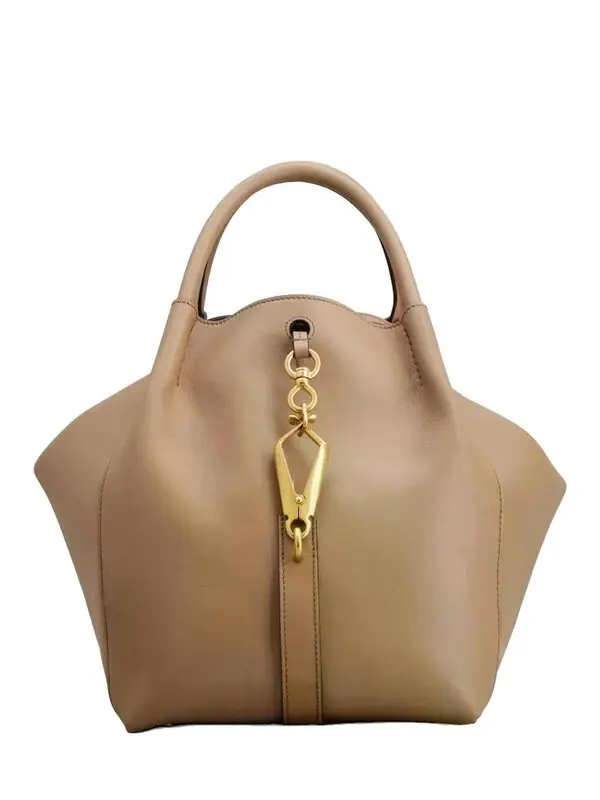 TOD'S Leather Handbag - Neutrals