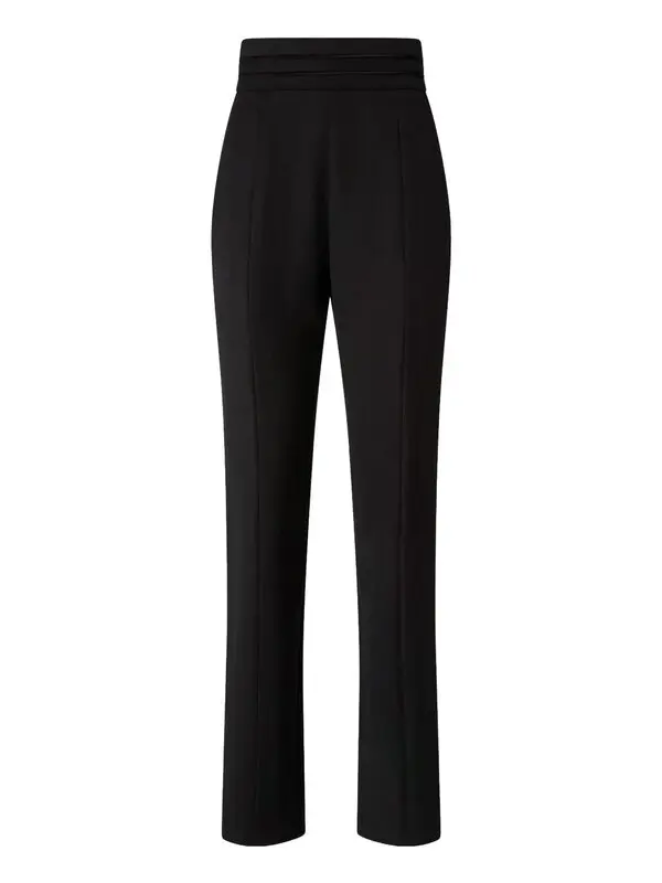 Pinko Tailored Trousers With Split Cuffs - Black
