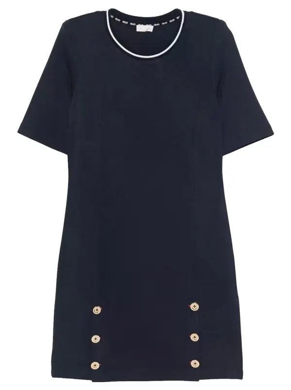 Liu Jo Jersey Mini Dress - Blue
