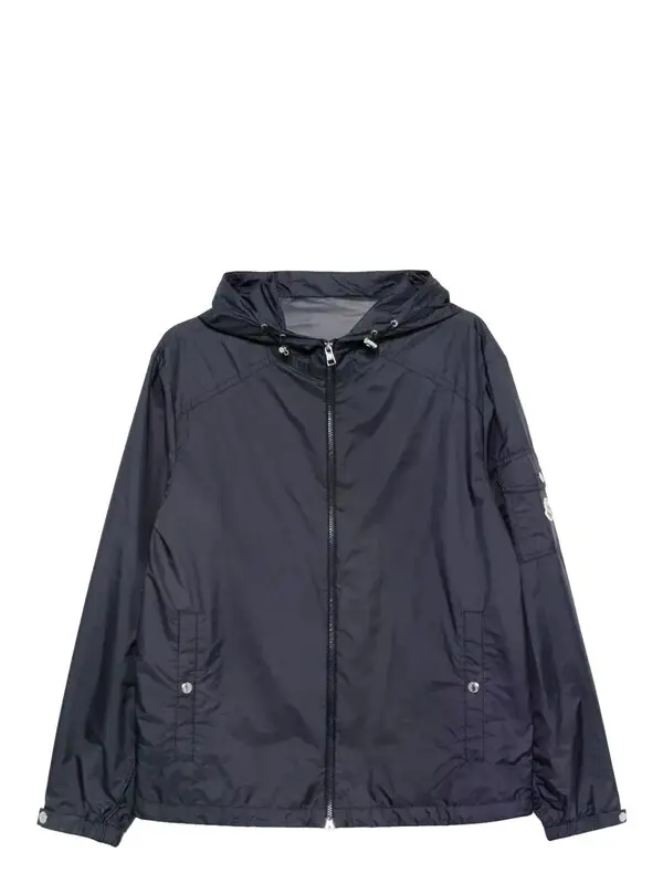 Moncler Etiache Hooded Rain Jacket - Blue