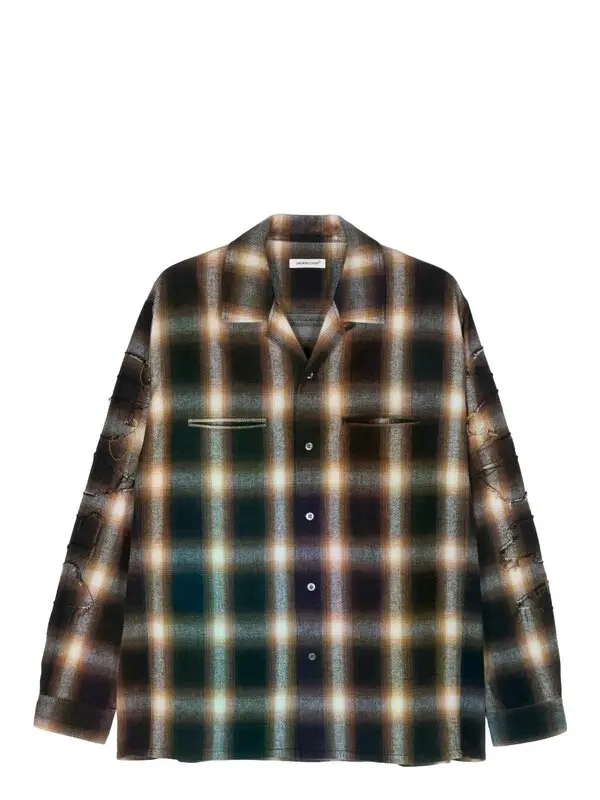 Undercover Checkered Shirt - Brown
