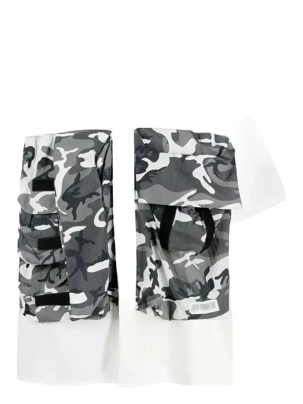 MOSTLY HEARD RARELY SEEN Tactical Panelled T-shirt - Multicolour