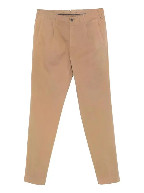 Incotex Gabardine Trousers - Brown