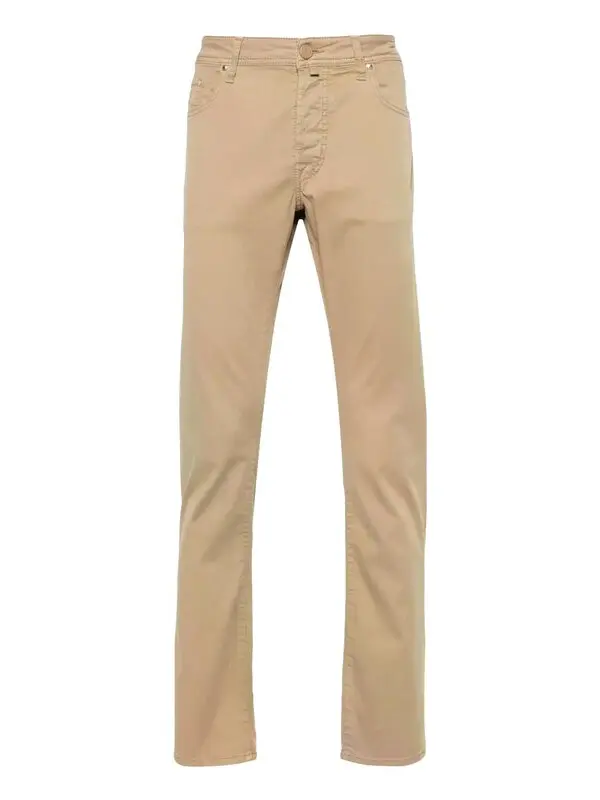 Jacob Cohen Bard Slim-cut Trousers - Neutrals