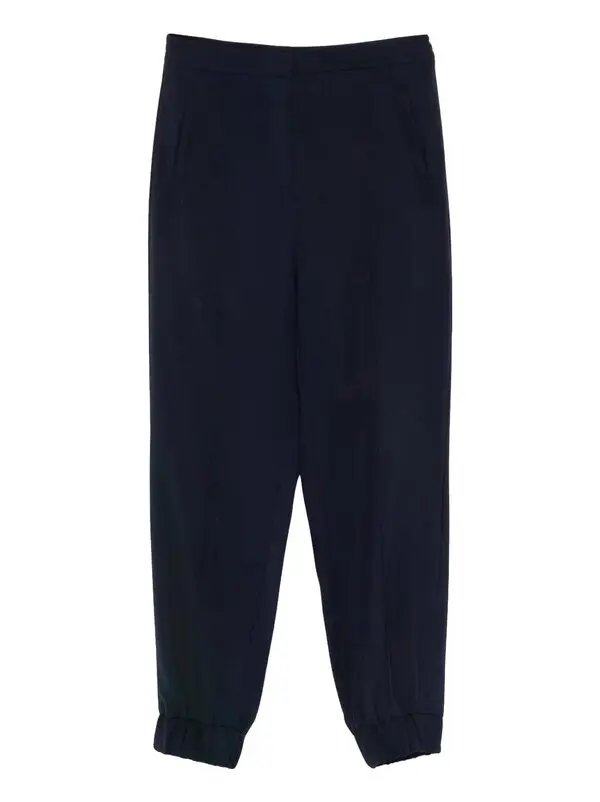 Patrizia Pepe Fly-motif Track Pants - Blue