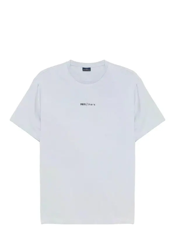 Paul & Shark Logo-rubberised T-shirt - Blue