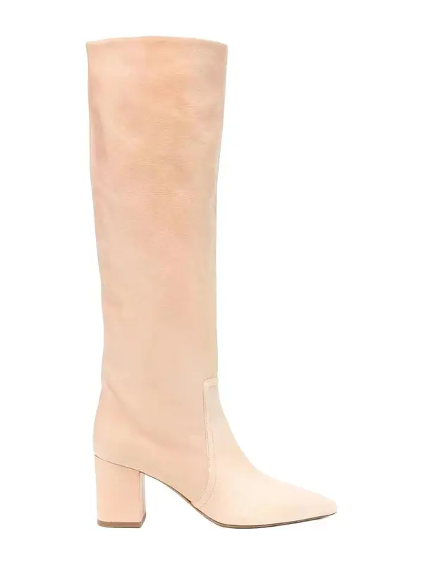 Paris Texas Anja 70mm Leather Boots - Neutrals