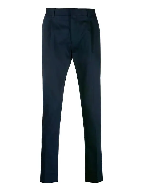 MOORER Tailored Trousers - Blue