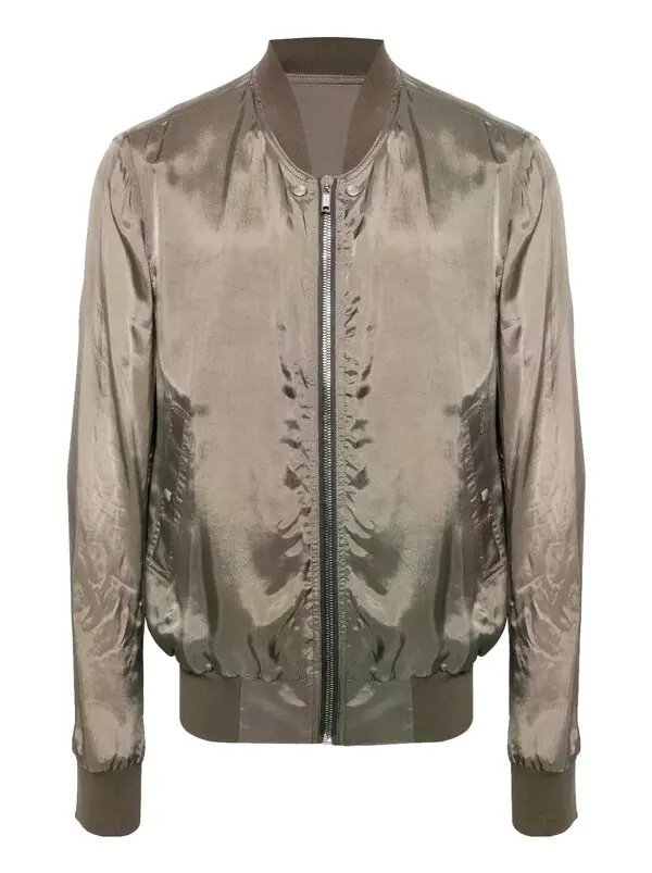 Rick Owens Classic Flight Bomber Jacket - Neutrals