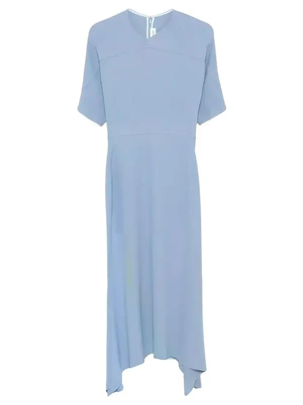 Victoria Beckham Folded Midi Dress - Blue