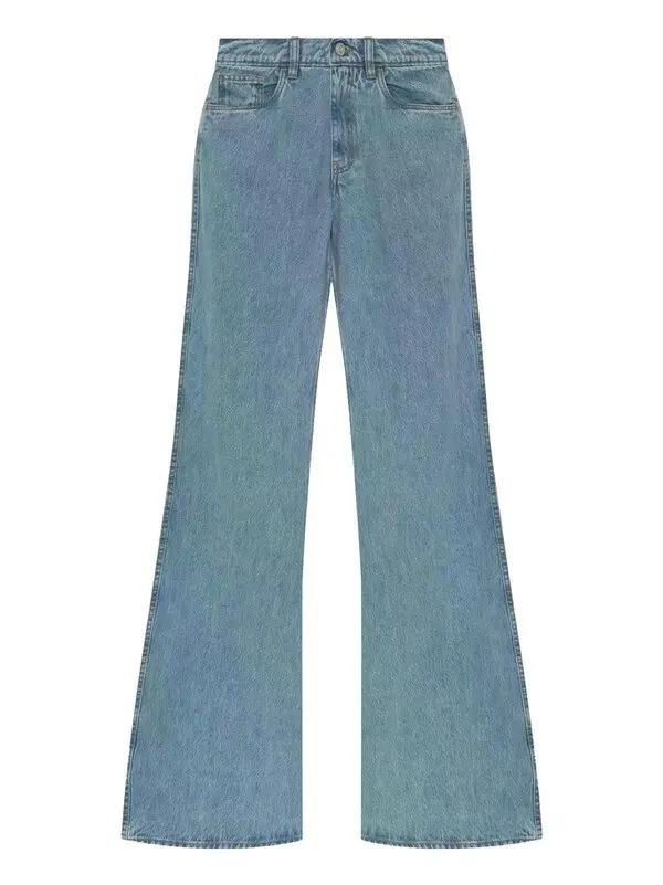 Coperni Wide-leg Mid-rise Jeans - Blue