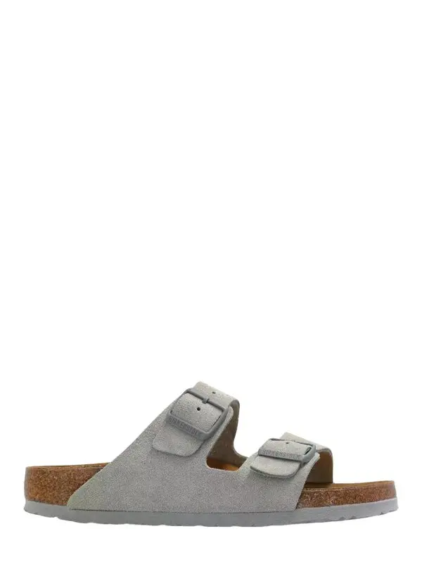 BIRKENSTOCK Arizona Suede Sandals - Grey