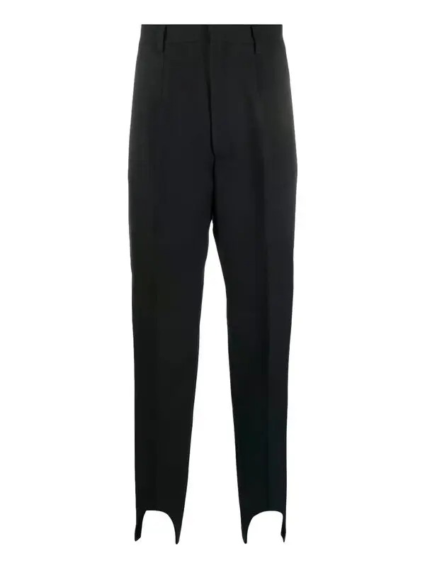 Random Identities Tapered Stirrup Trousers - Black