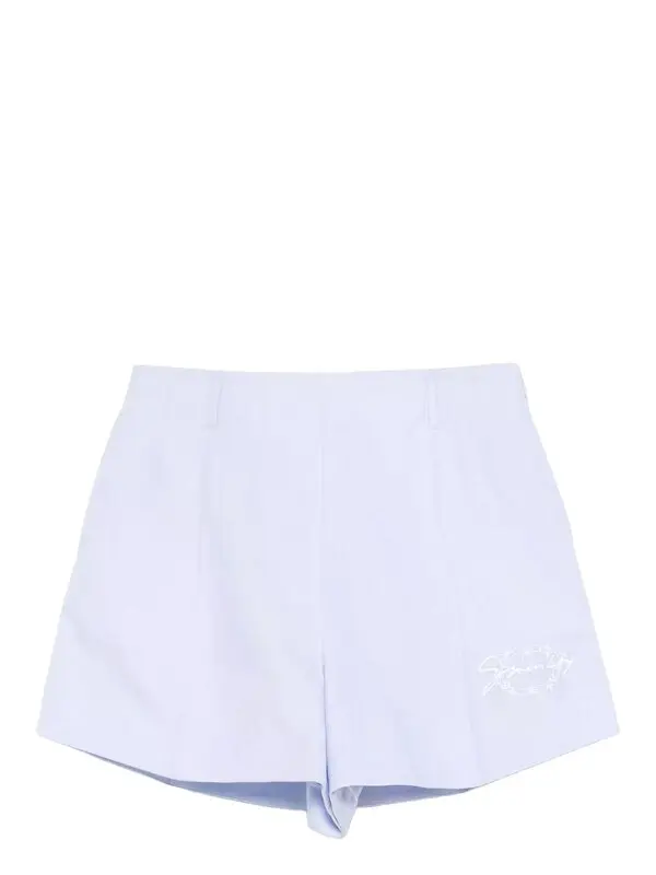 Givenchy Logo-embroidered Shorts - Blue