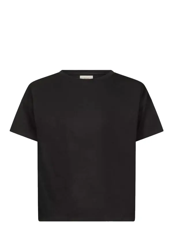 Loulou De Saison Embroidered Logo T-shirt - Black