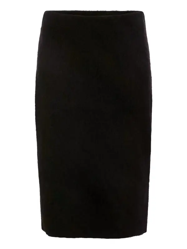 JW Anderson Wool-blend Midi Pencil Skirt - Black