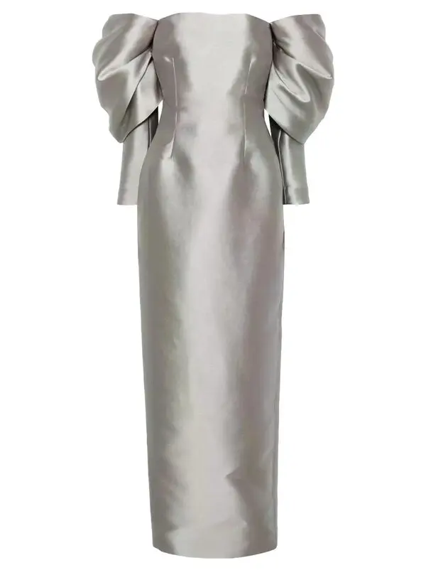Solace London Laylah Maxi Dress - Grey