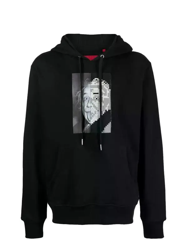 MOSTLY HEARD RARELY SEEN 8-BIT Silly Theory Graphic-print Cotton Hoodie - Black