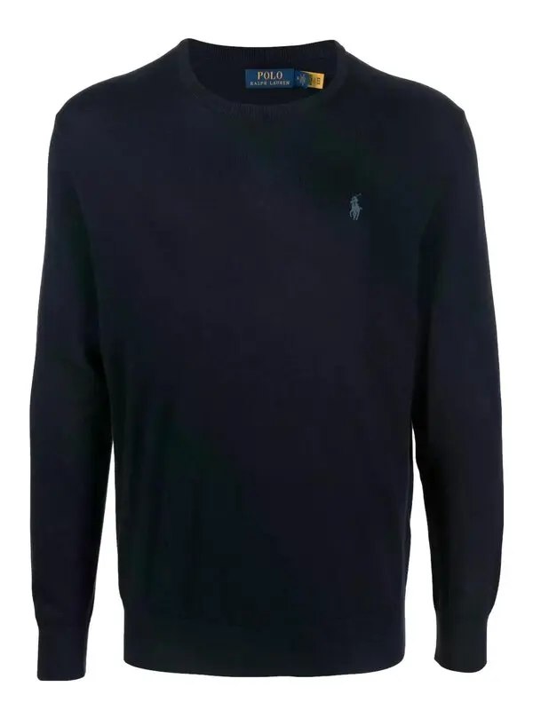 Polo Ralph Lauren Polo Pony-embroidered Jumper - Blue