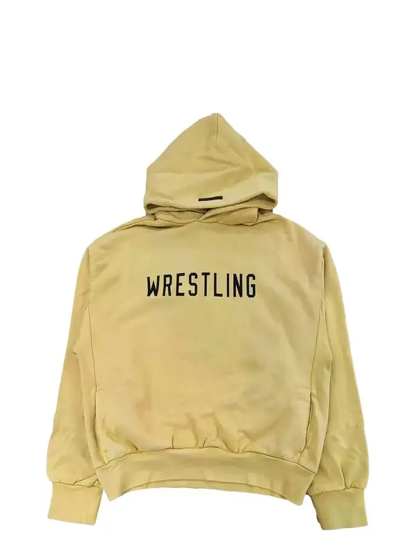 Fear Of God Slogan-print Hoodie - Neutrals