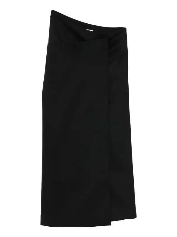 ENTIRE STUDIOS Wrapa Midi Skirt - Black