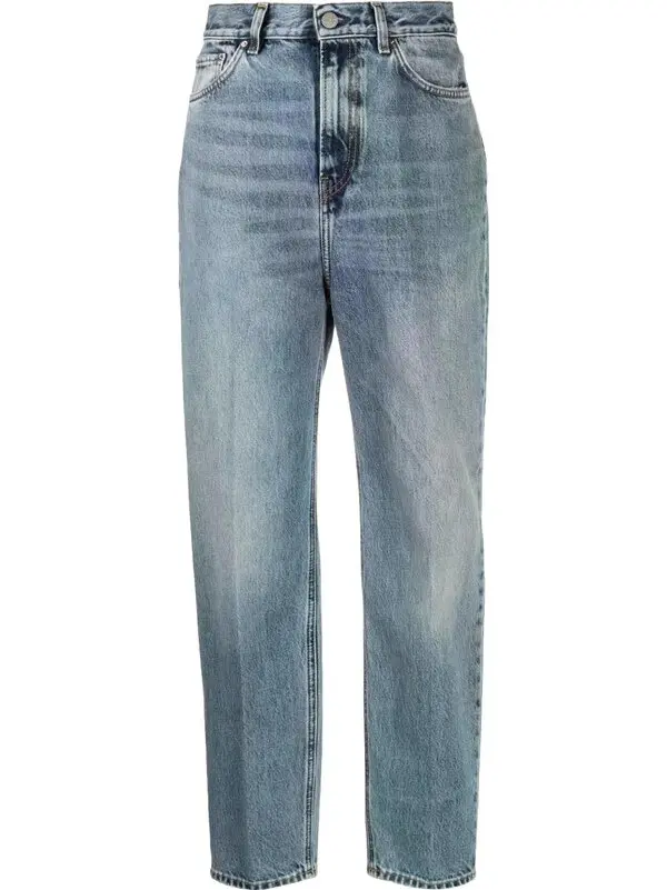 TOTEME Organic Cotton Tapered Jeans - Blue
