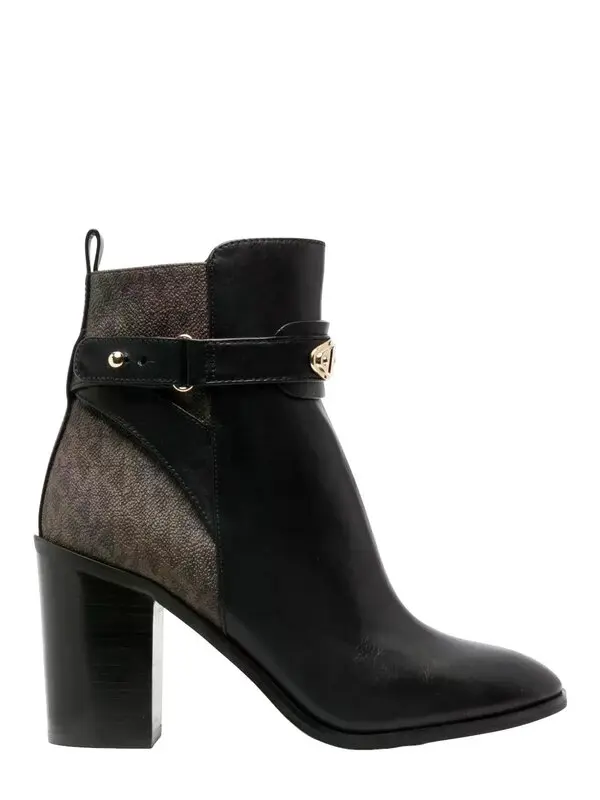 Michael Kors Darcy 95mm Leather Ankle Boots - Black